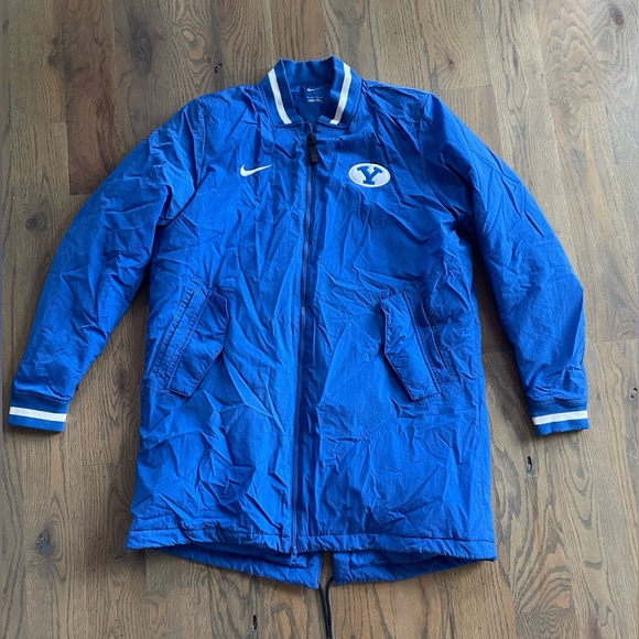 Nike | Jackets & Coats | Rare Nike Byu Team Issue Parka | Poshmark